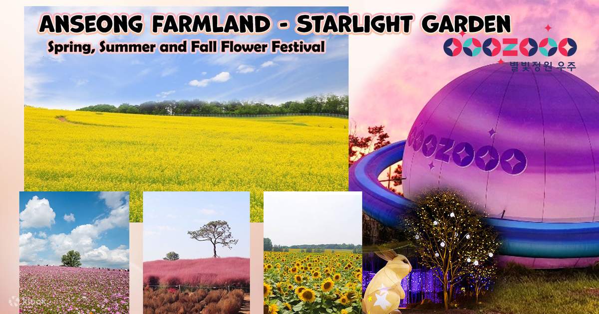 Anseong Farmland & Starlight Garden Universe One Day Tour - Klook