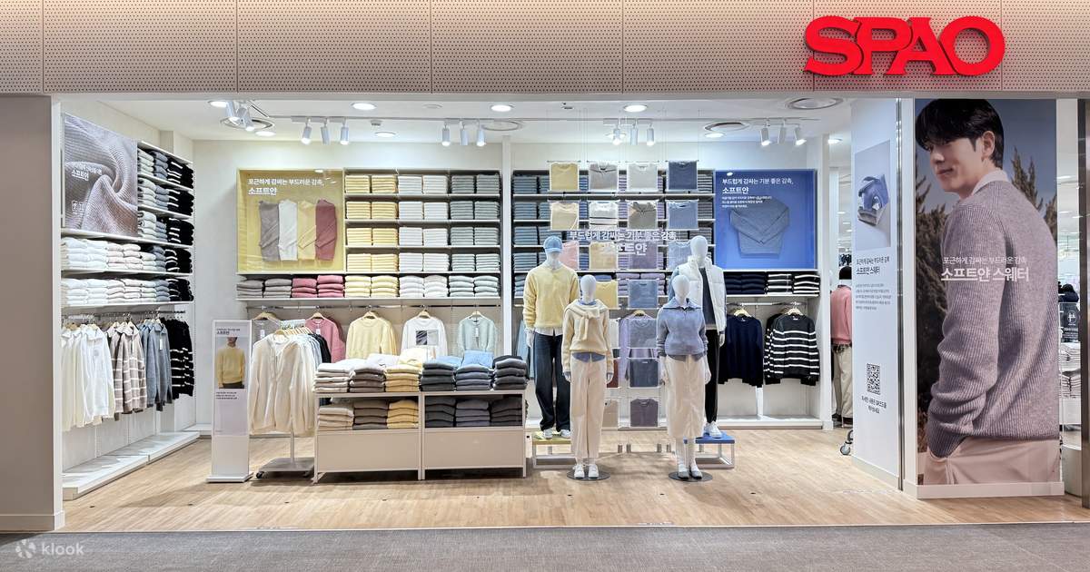 SPAO Shopping Discount Coupon - Klook United States