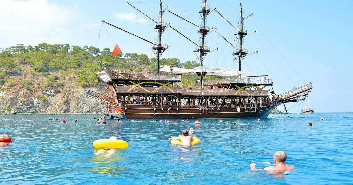 Pirate Boat Trip in Kemer with Pick Up from Antalya: Adventure Ahoy ...