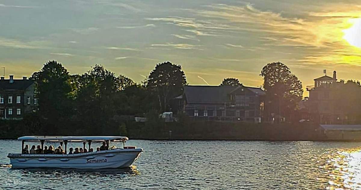 Sightseeing cruise experience with audio guide in Riga - Klook