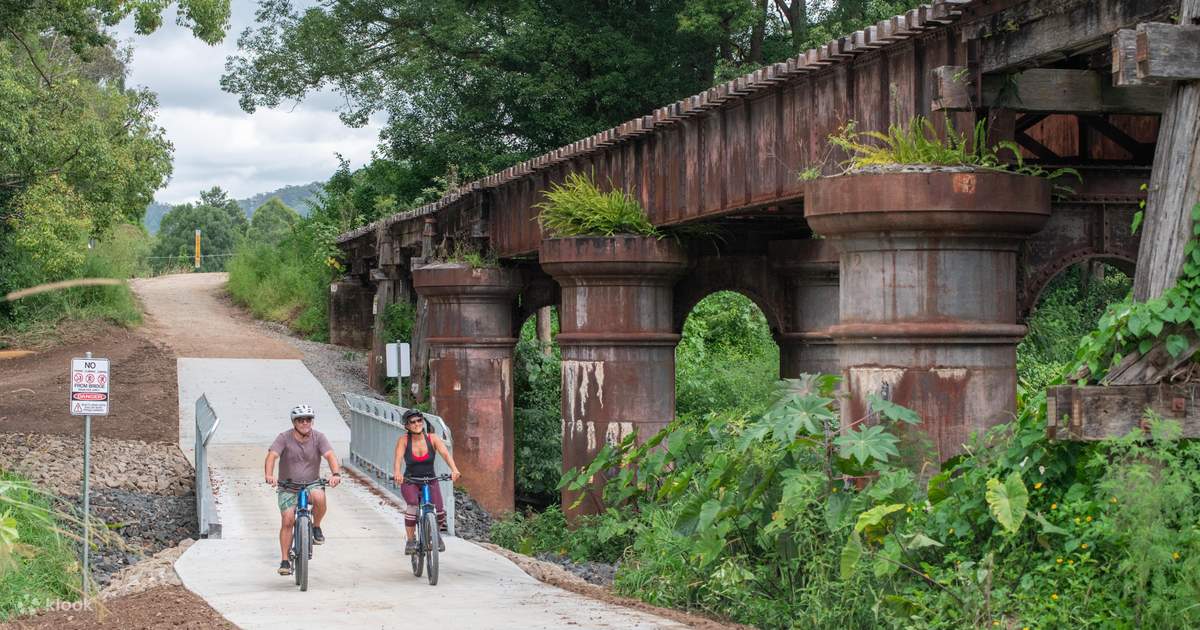 Cycling in Northern Rivers Rail Trail e-Bike Hire - Klook
