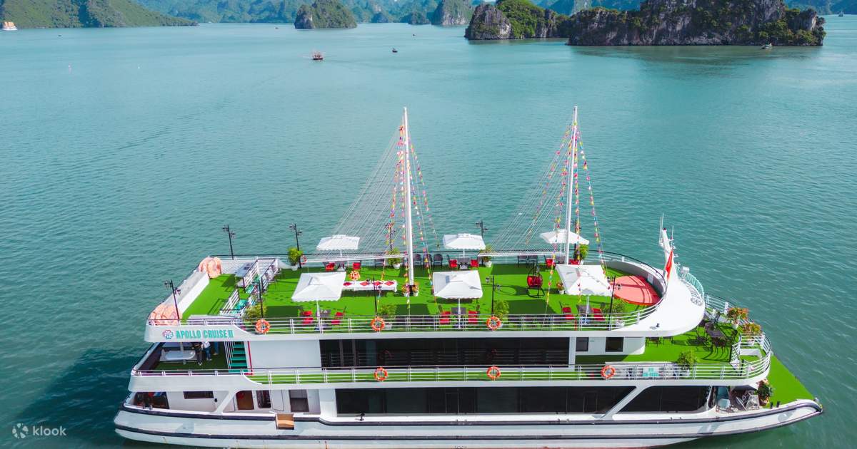 ทัวร์อ่าวฮาลองหนึ่งวันโดยเรือสำราญ Apollo Premium ระดับ 5 ดาว เวียดนาม ...