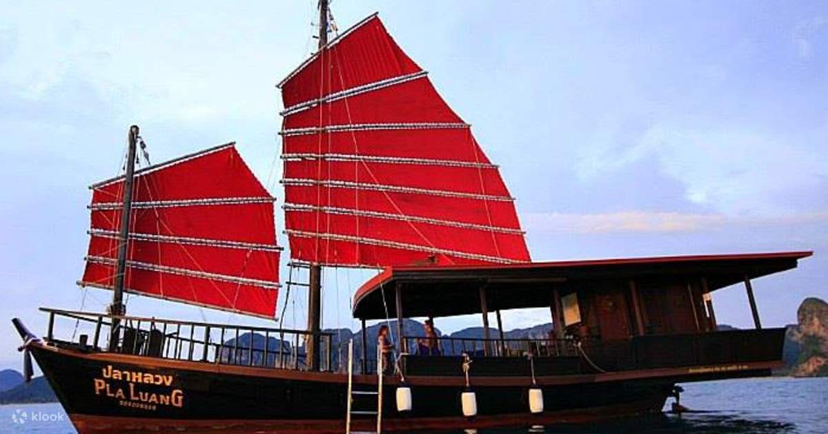 Kapal Sampah Siam Pulau Krabi 5 dengan Tur Berlayar Matahari Terbenam ...