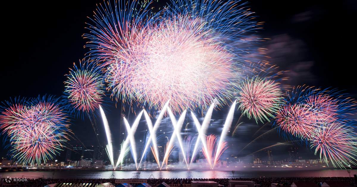 Naniwa Yodogawa Fireworks Festival 2024 Observation Boat with Japanese ...