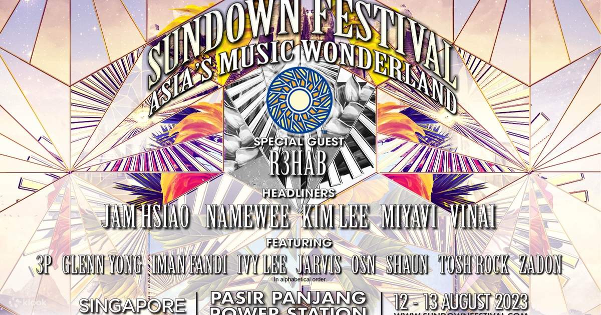Sundown Festival 2023 Ticket - Klook Singapore