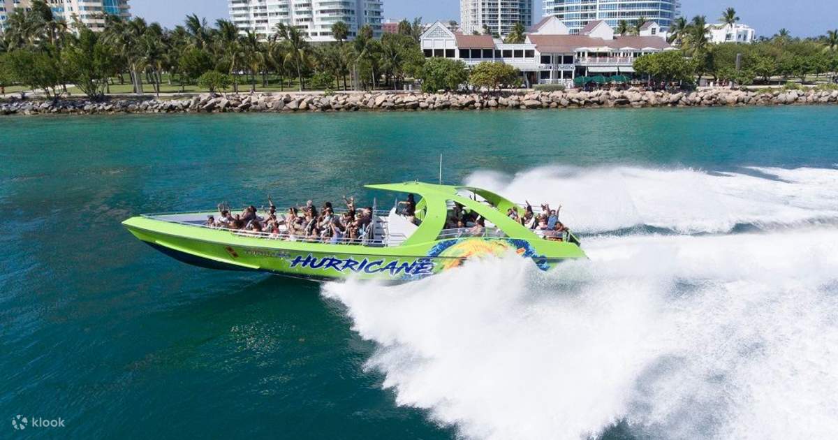 Hurricane Jet Boat Ride by Thriller Miami - Klook Philippines