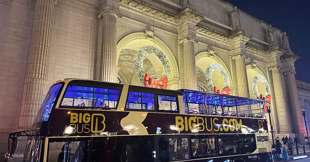 Holiday Lights Tour by Open-top Bus in Washington DC - Klook