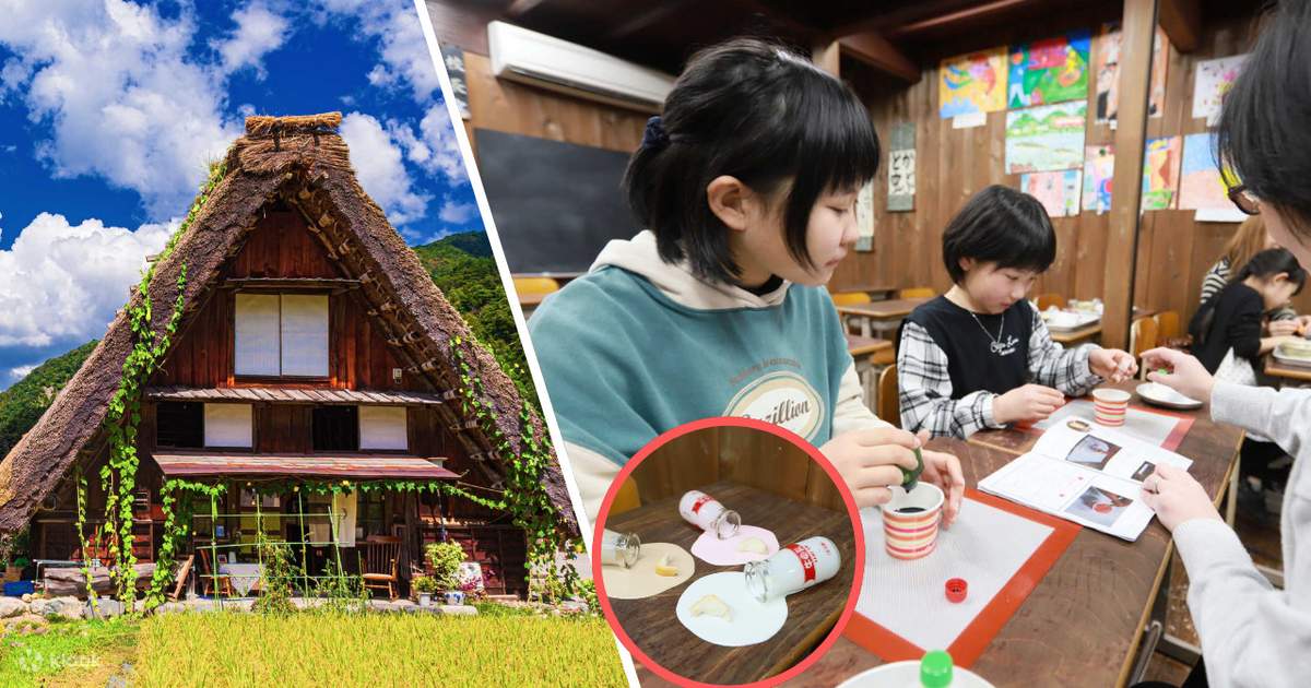 1D Tour Making Food Samples in Shirakawago & Gujo Hachiman fm Nagoya ...