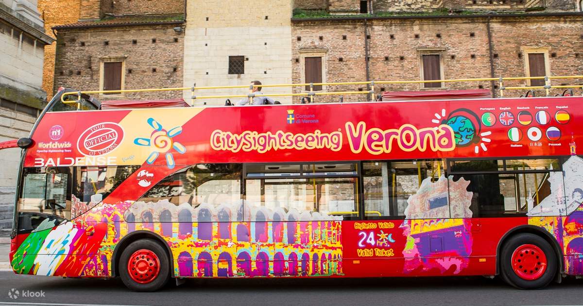 24-Hour Hop-On Hop-Off City Sightseeing Bus Tour in Verona, Italy ...