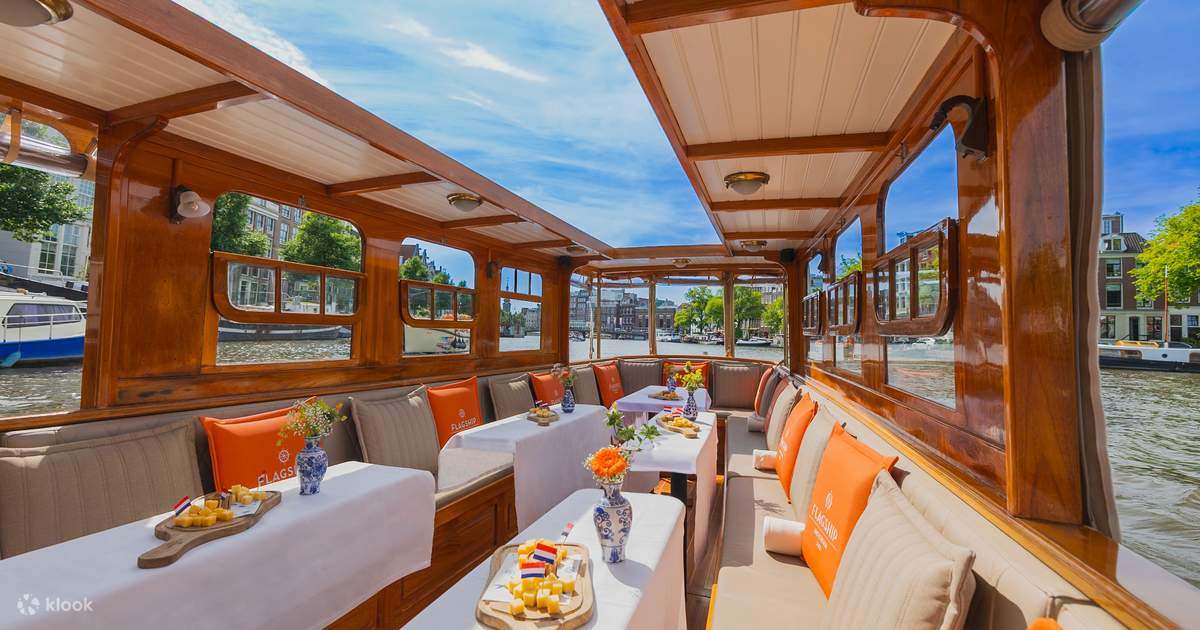 Tour Đi Thuyền Sang Trọng Saloon Trên Kênh kèm Rượu Vang và Phô Mai ...
