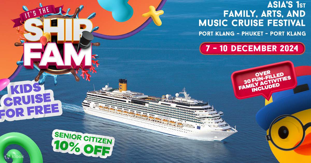 IT'S THE SHIP FAM 파티 크루즈 말레이시아 2024 - 클룩 Klook 한국
