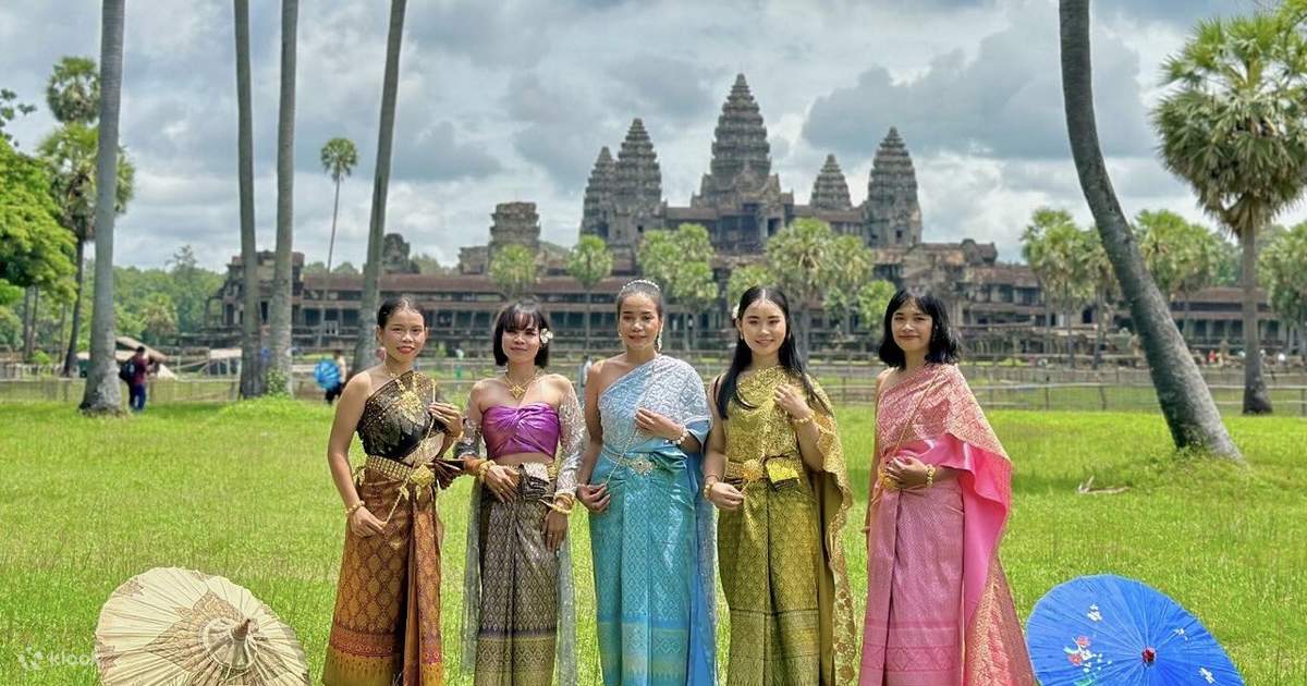 Khmer Traditional Custom Dressing Tour at Angkor Wat - Klook