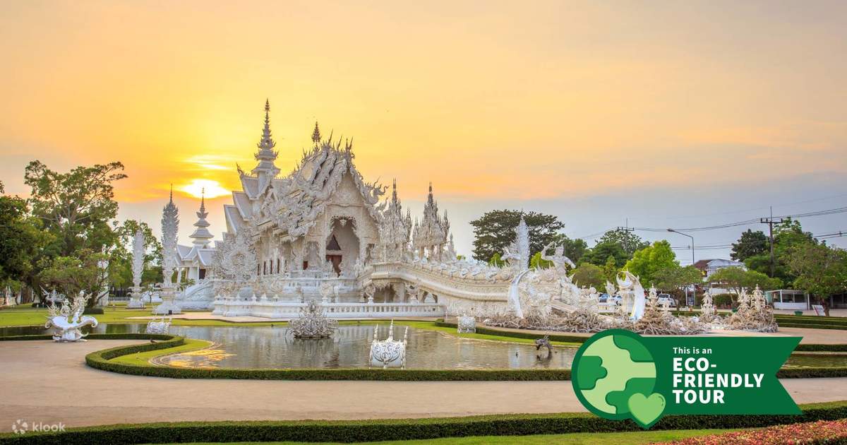 Visite des temples de Chiang Rai : temple blanc, temple bleu et maison ...