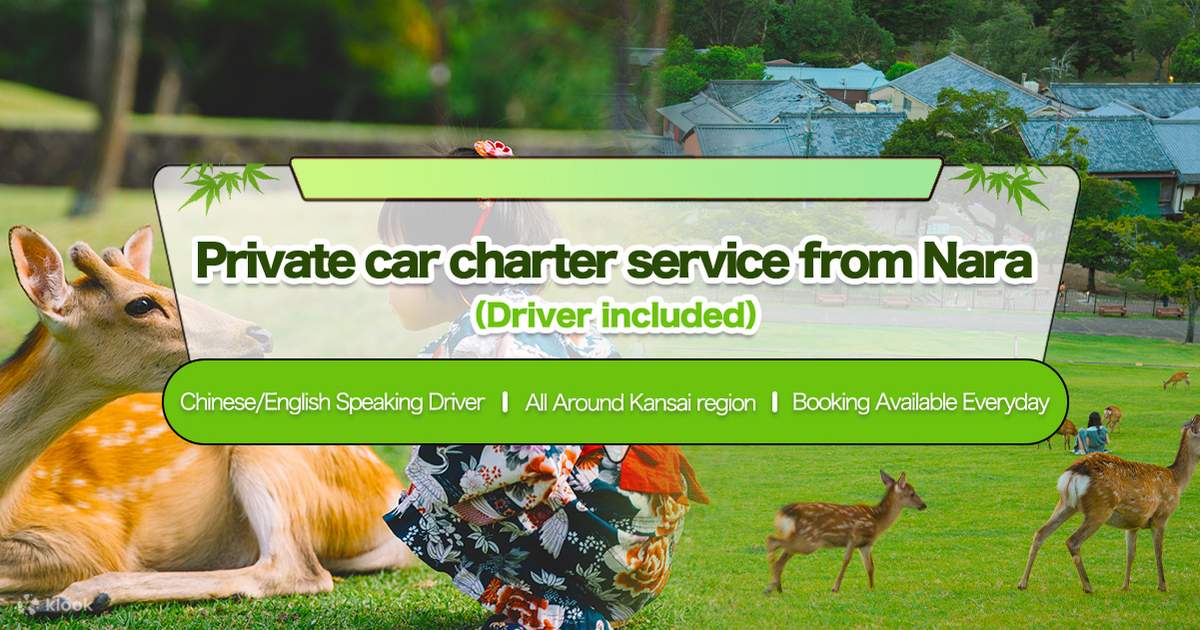Nara Private Car Rental with Driver - Klook