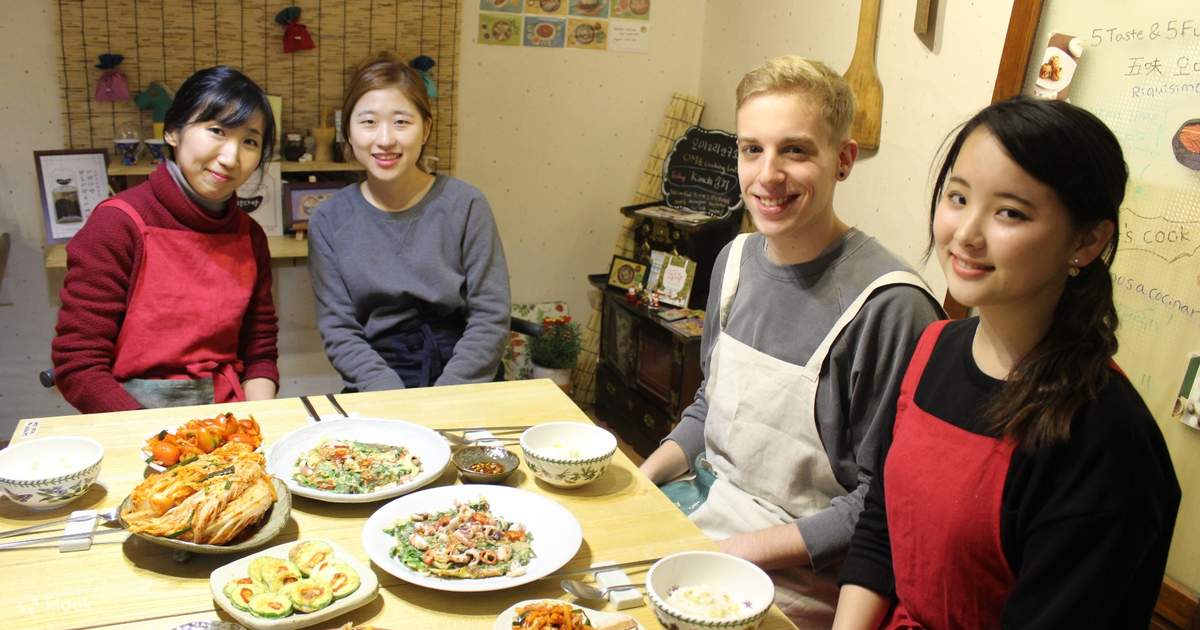 Korean Cooking Class with Traditional Market Tour by OME Cooking Lab in ...