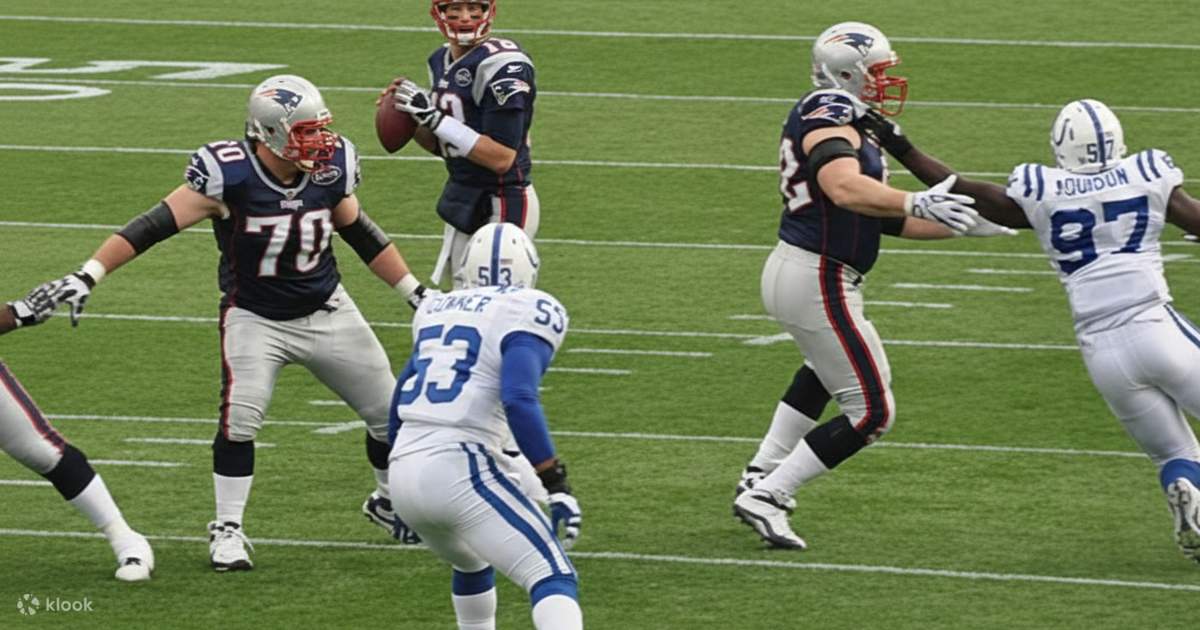 Pertandingan Sepak Bola New England Patriots di Gillette Stadium ...