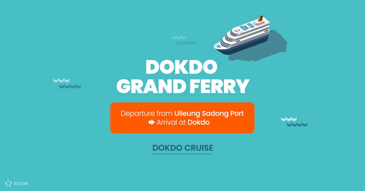 Ulleungdo - Dokdo Passenger Ship Ticket - Klook États-Unis
