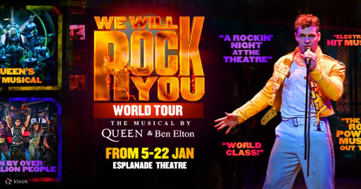 Queen’s Hit Musical We Will Rock You! - Klook Singapore
