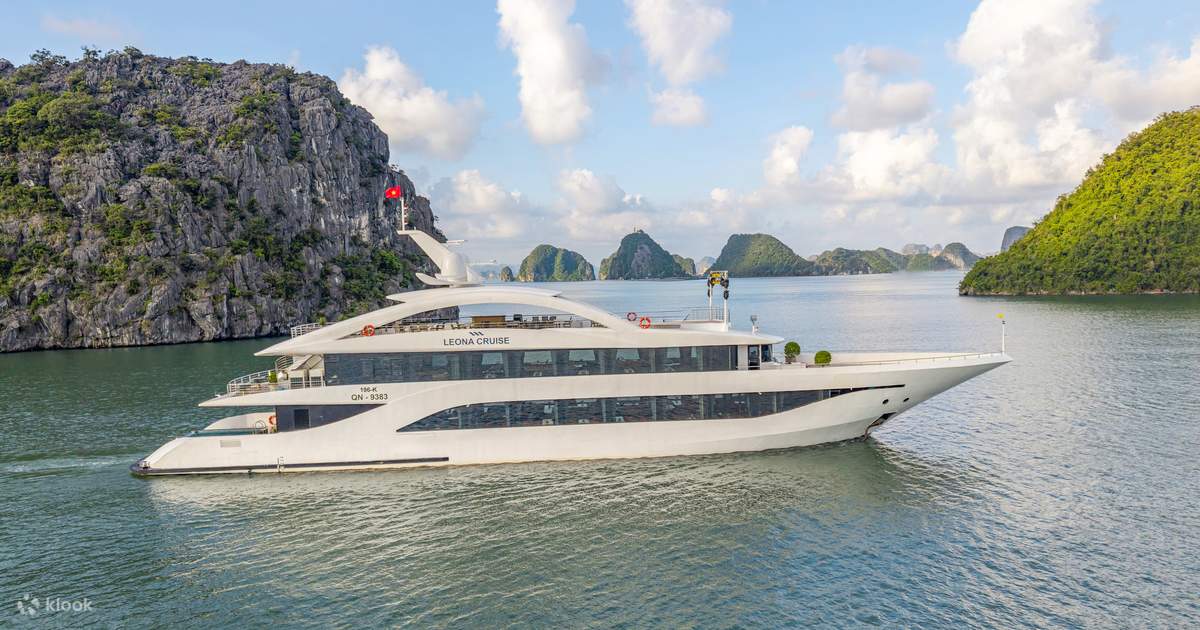Leona DayCruise: Bahía de Ha Long, Cueva Sung Sot, Isla Ti Top - Klook ...