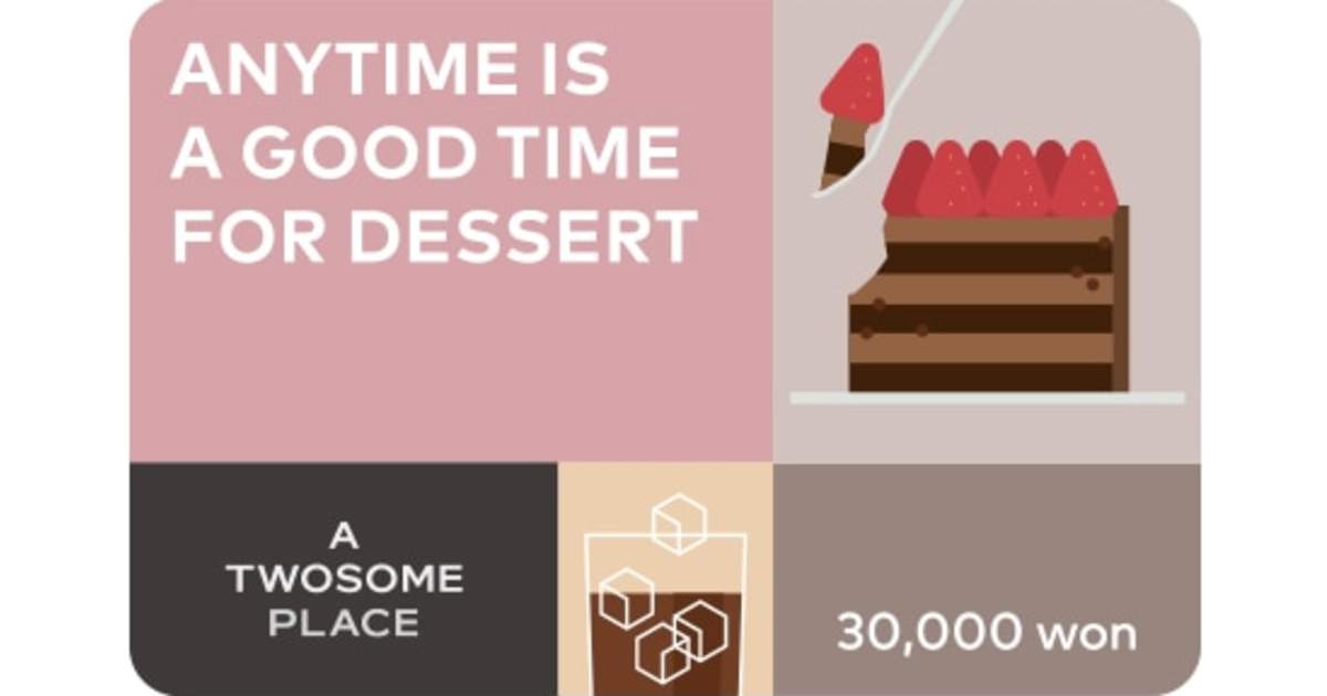 A Twosome Place Mobile Coupon (Cash Voucher) - Klook India