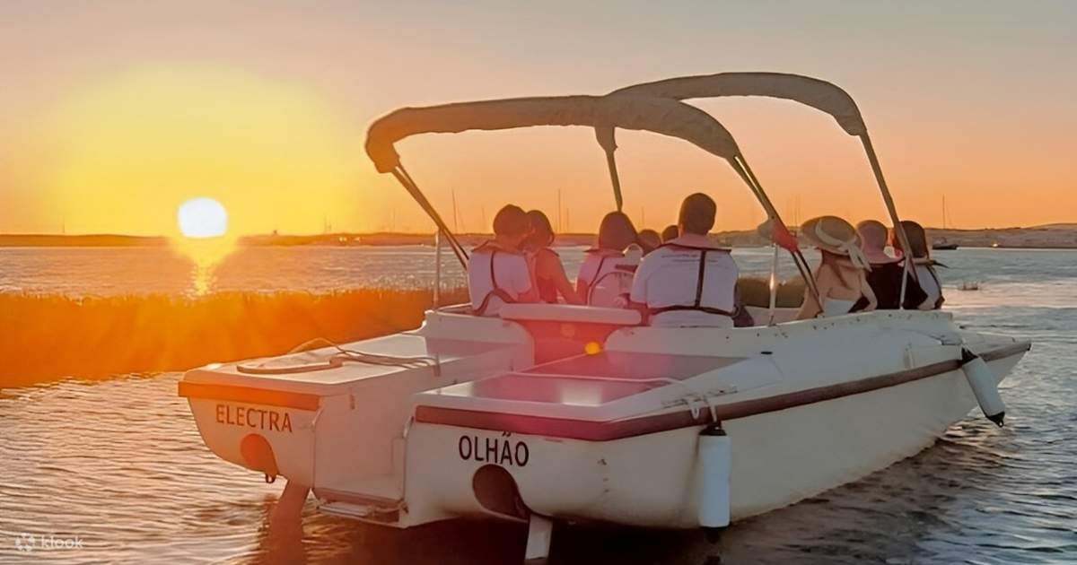 Sunset eco boat tour from Faro - Klook United States