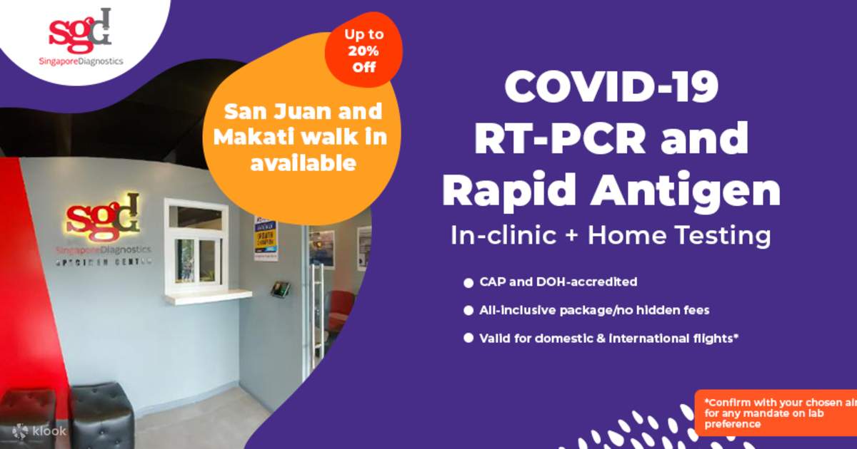 In-Clinic and Home Service RT-PCR and Rapid Antigen Testing within ...