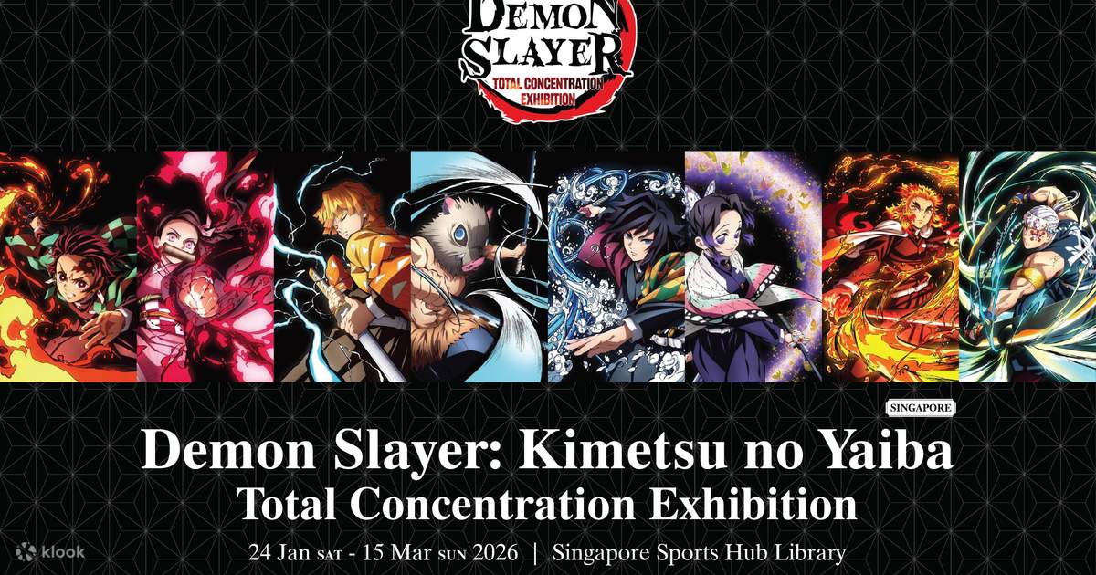 Demon Slayer Total Concentration Exhibition Singapura - Klook Indonesia