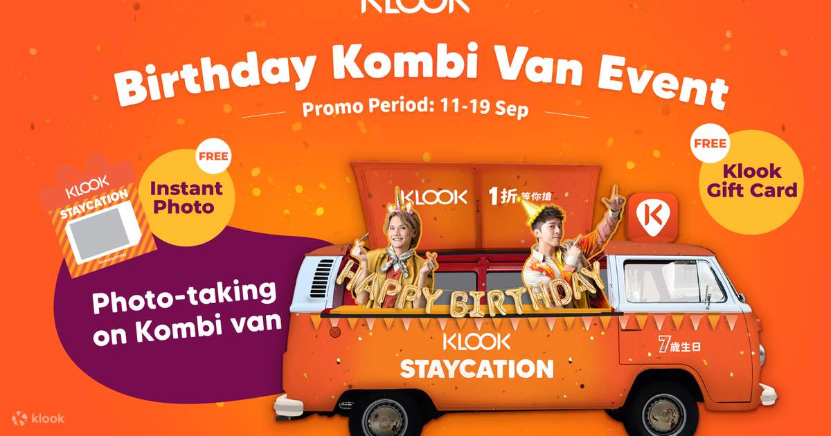 【Klook x Edan x Jeremy "Birthday Kombi Van" Event】Photo-taking｜ Free ...