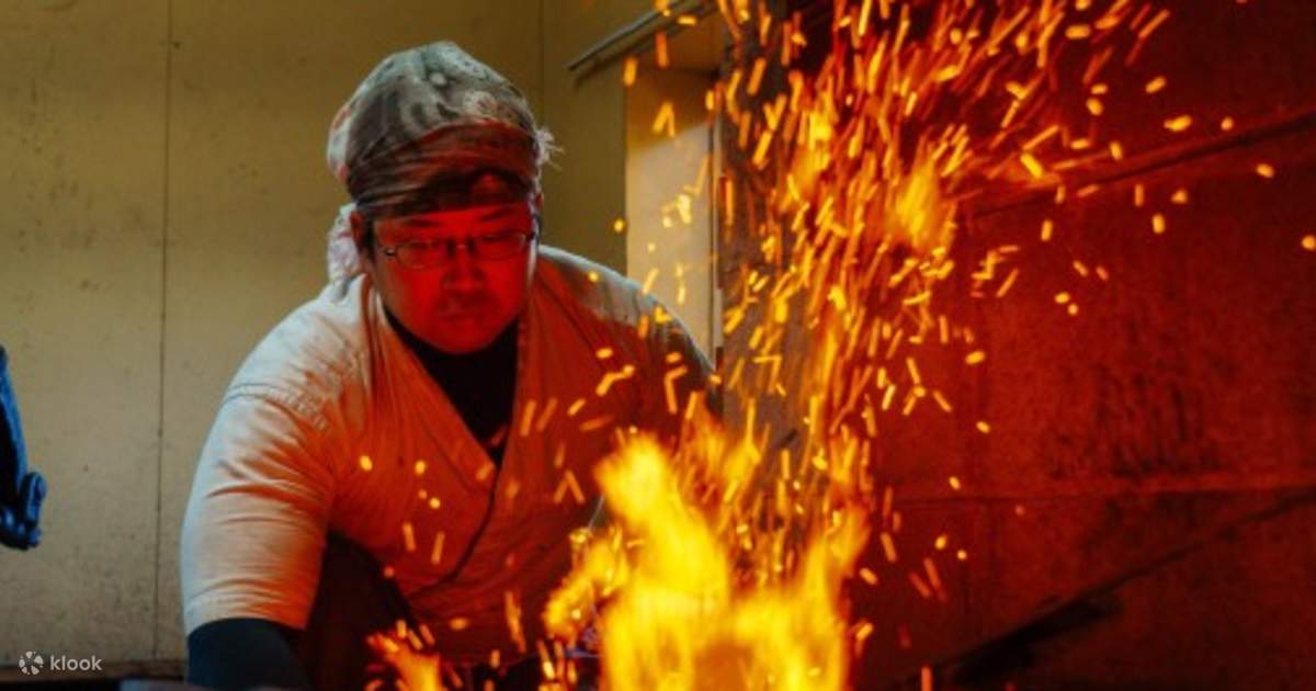 Kameoka Knife Forging Experience at Swordsmith's Workshop - Klook Singapore