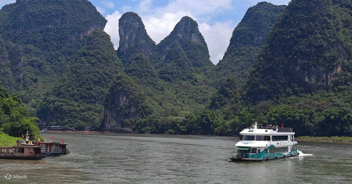 Guilin Yangshuo Li River Day Tour (Four/Three Star Cruise + Round Trip ...