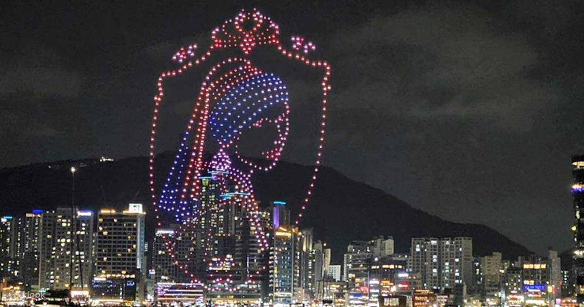 Busan Night Yacht Tour with Gwangalli Drone Light Show - Klook