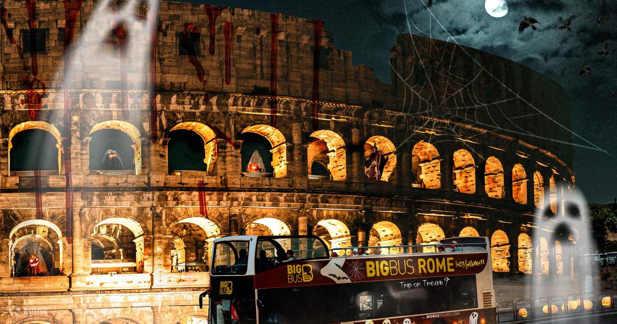 Halloween panoramic night tour with live guide in Rome - Klook Singapore