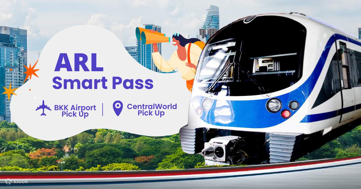 Vé Tàu Điện Sân Bay Bangkok Suvarnabhumi Airport Rail Link (ARL ...