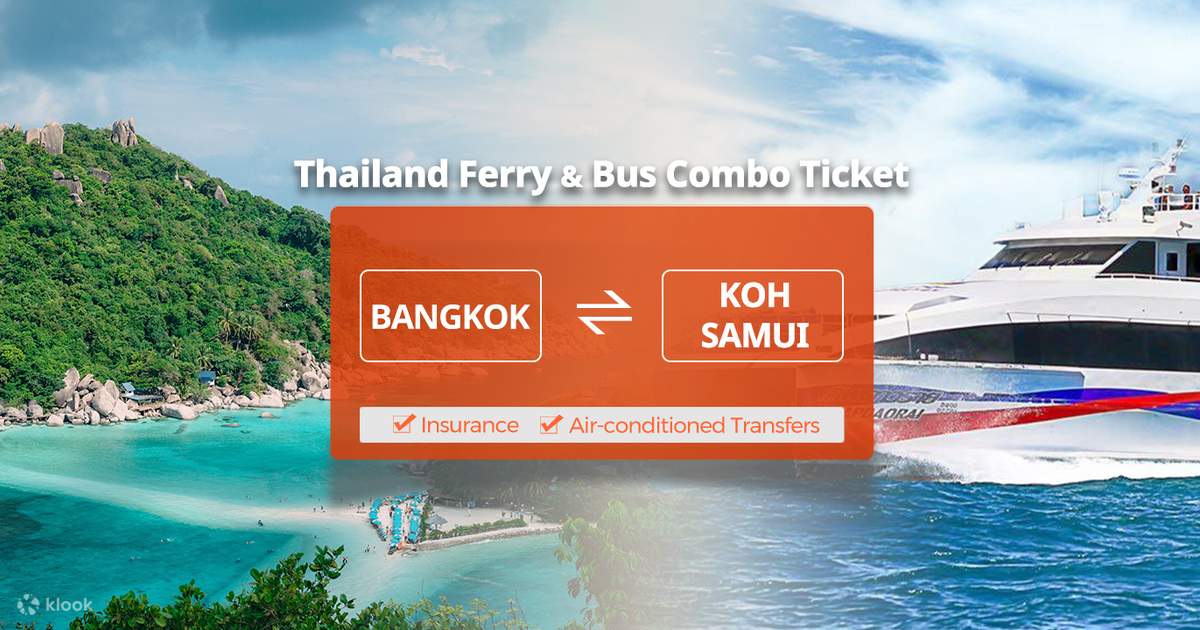 Lomprayah Ferry & Bus Ticket between Bangkok and Koh Samui - 클룩 KLOOK 한국