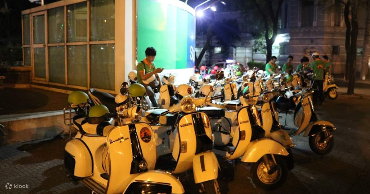 Sai Gon by Night Food Tour by Vintage Vespa, Vietnam - Klook