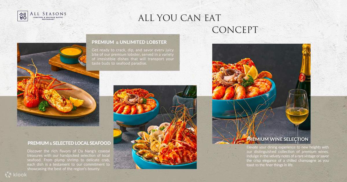 Lobster and Seafood Buffet at All Seasons Restaurant - Klook United States