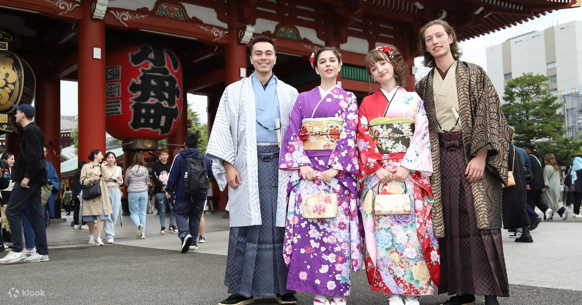 Noleggio kimono (fornito dal negozio Kimono Rental Wargo Tokyo Asakusa ...