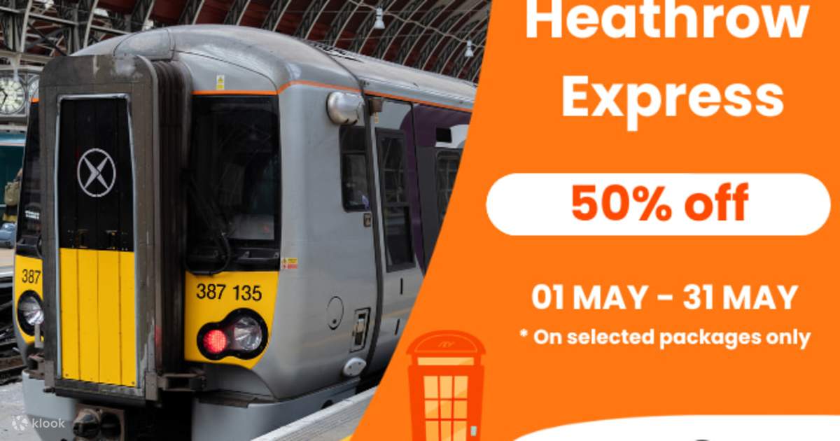 Heathrow Express Standard and First Class Tickets in London, United ...