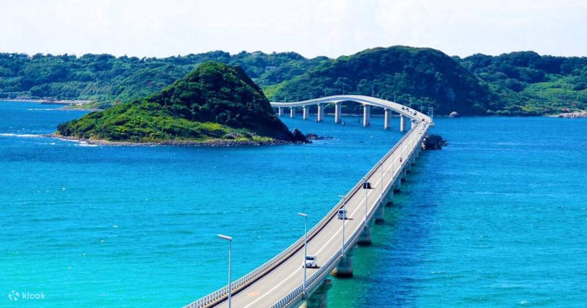 Yamaguchi Tsunoshima Bridge, Karato Market, and Motonosumi Inari Shrine ...