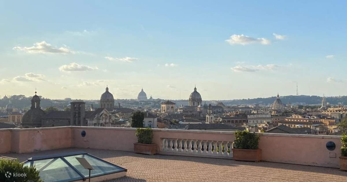 Terrace Aperitif in Terrazza Caffarelli Rome - Klook
