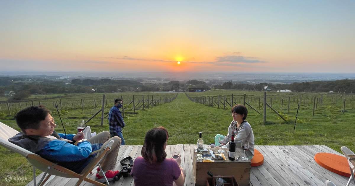 Private terrace with a spectacular view: Maoi Vineyard Hill (Hokkaido ...