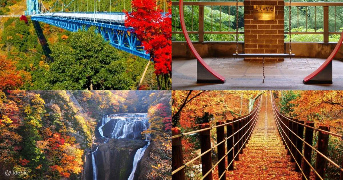 [Ibaraki's Three Famous Fall Foliage Viewing Spots] Fukuroda Falls ...