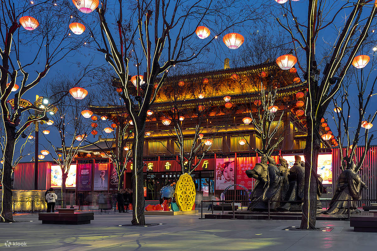 시안 야간 투어 개인 가이드 큰 야생 거위탑 Da Ci'en Temple 당나라는 잠들지 않습니다 - 클룩 Klook 한국