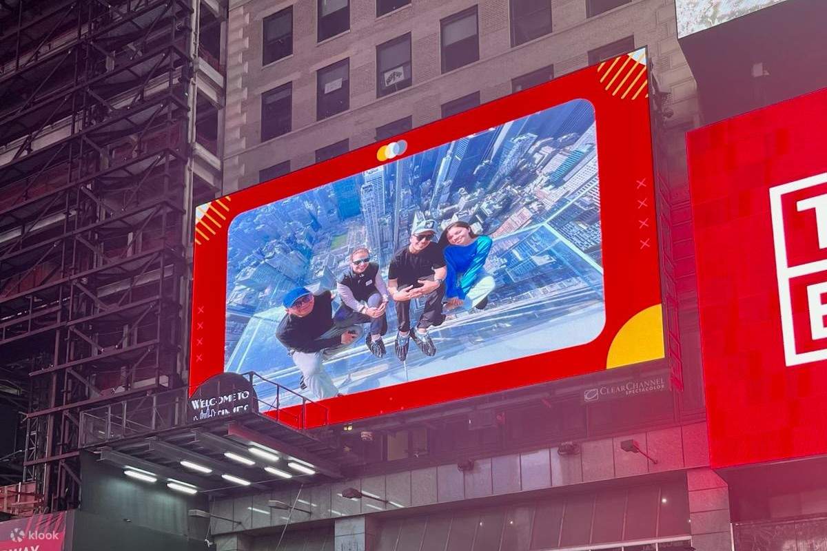 See Yourself on a Times Square Billboard for 24 Hours in New York - Klook