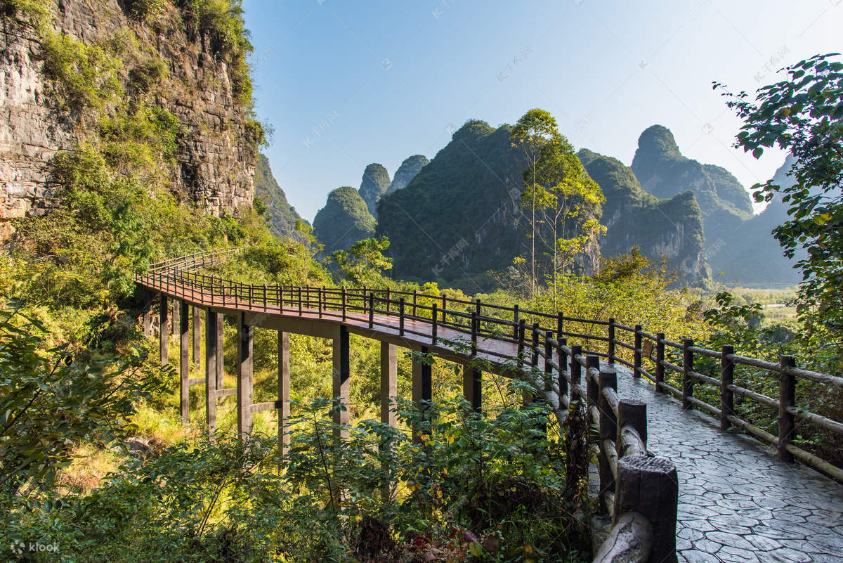 Pelayaran Rakit Buluh Sungai Yulong dari Guilin, Galeri Sepuluh Batu ...