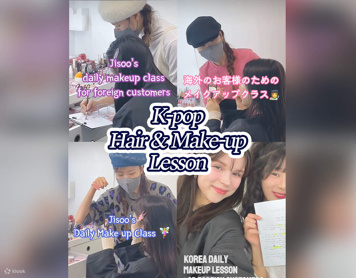K-pop Celebrity Hotspot Beauty Salon: Hair & Makeup Experience - Klook ...
