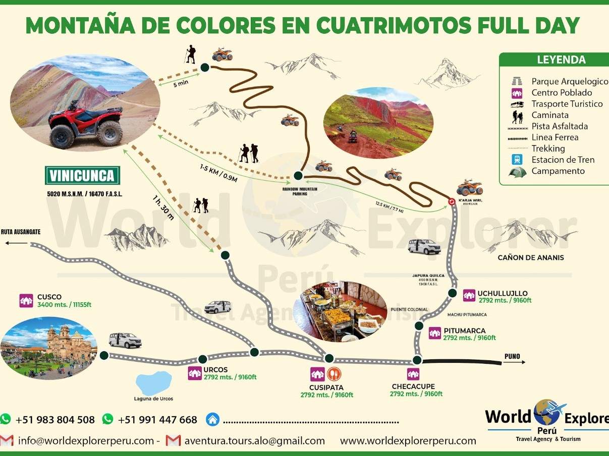 Vinicunca Rainbow Mountain ATV Tour with Meals - Klook Philippines