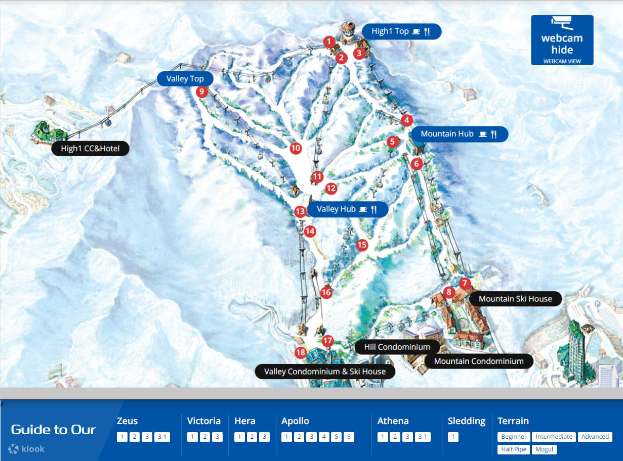High1 Resort 2D1N Ski Tour from Seoul - Klook