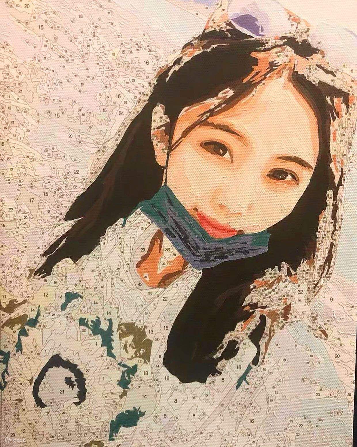 Self-portrait-paint by numbers - Klook
