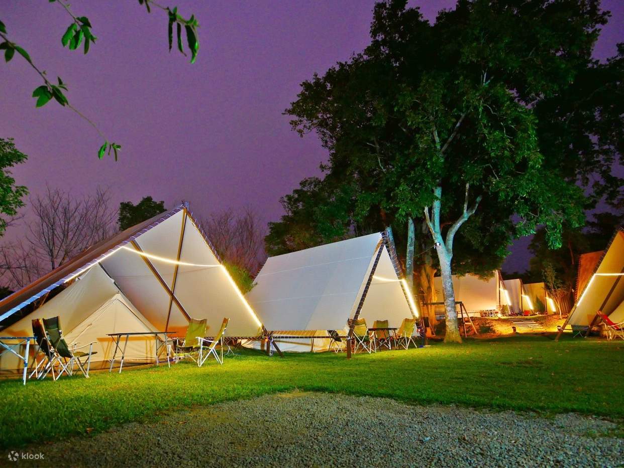 Miaoli: Bell Tent Glamping Experience in Whispering Tree Campground - Klook